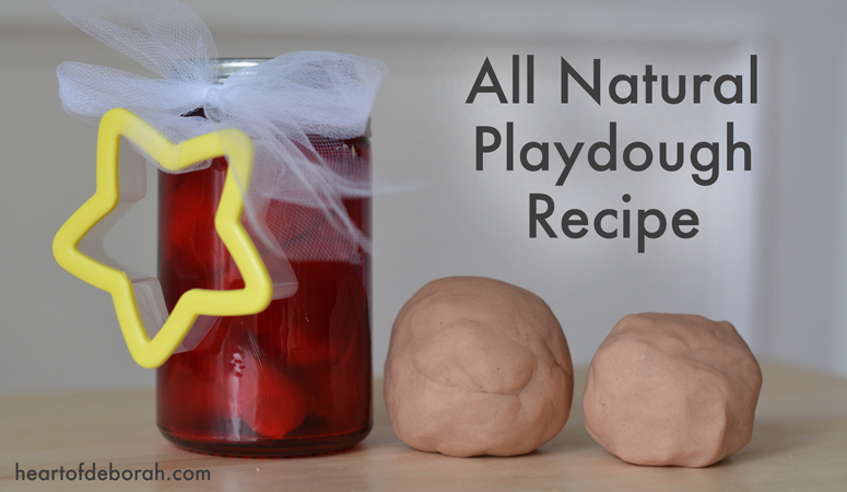 All Natural Playdough Recipe