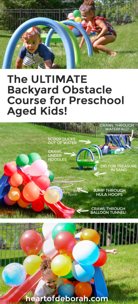 The ULTIMATE Obstacle Course for Kids & Backyard Fun Ideas