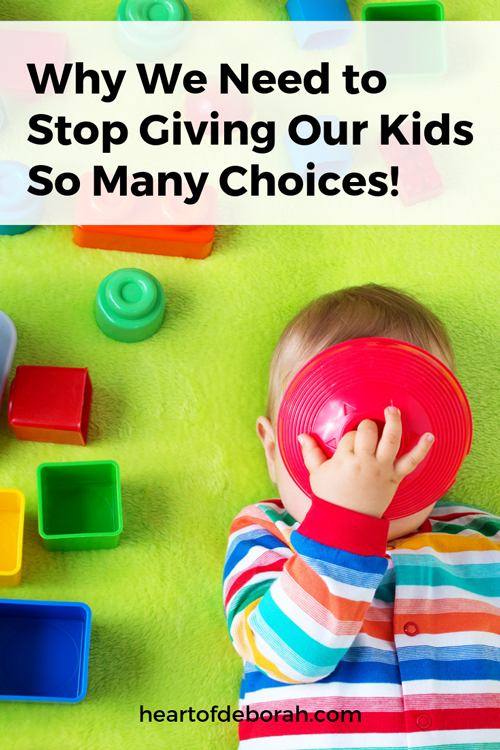 Why We NEED to Stop Offering Our Kids Choices! - inspired-motherhood.com