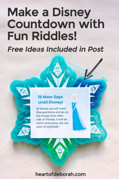DIY Disney Countdown Calendar to Get Ready For Your Disney Vacation