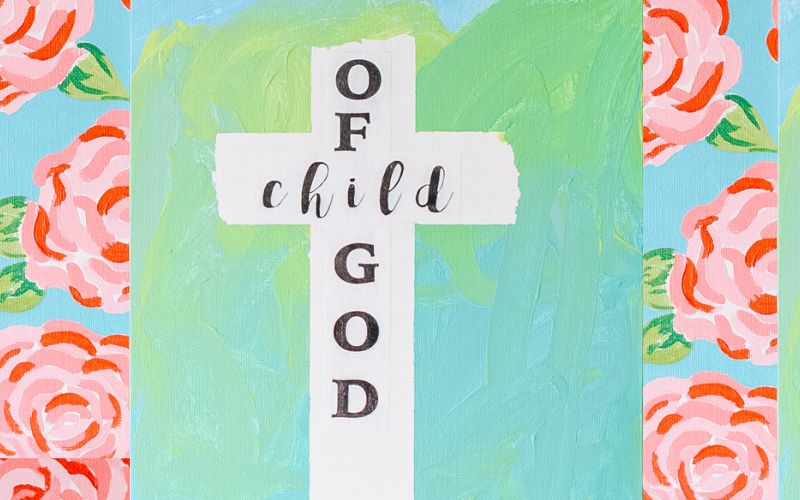 Easy Cross Craft for Preschoolers: Faith Based Art Project for Kids