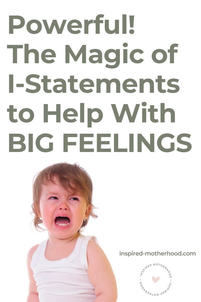 Express BIG Feelings With I-Statements for Kids! Powerful Tool for Parents