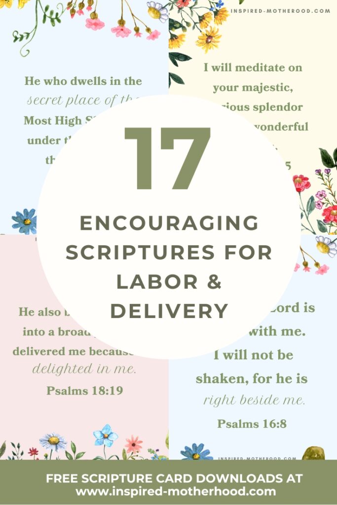 Encouraging Bible Verses for Labor and Delivery + Free Download